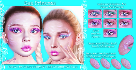 Second Life Marketplace - [Amis] Sea Princess (BOM/Genus/Omega)
